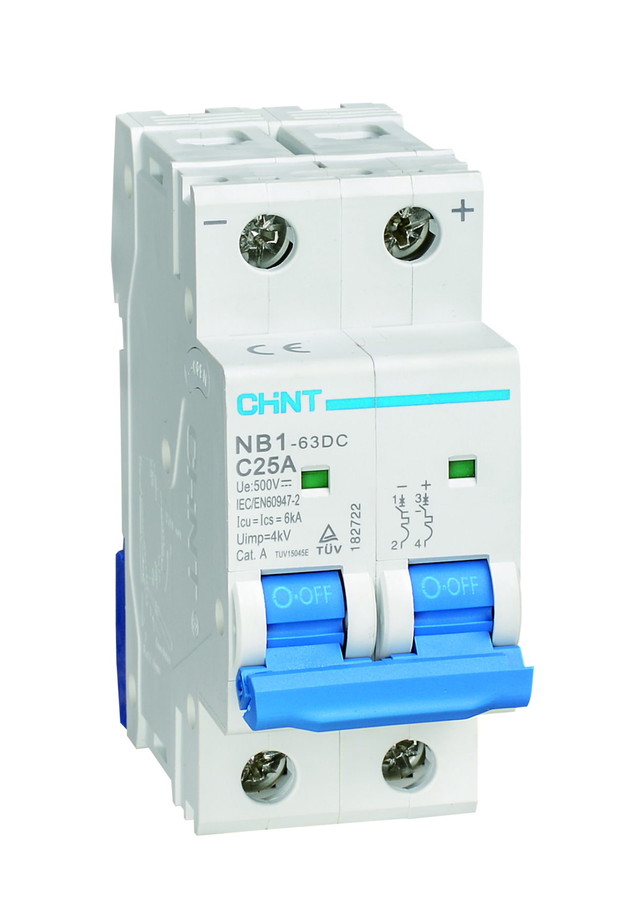 Interruptor automatico magnetotermico DC NB1DC | Chint Electrics